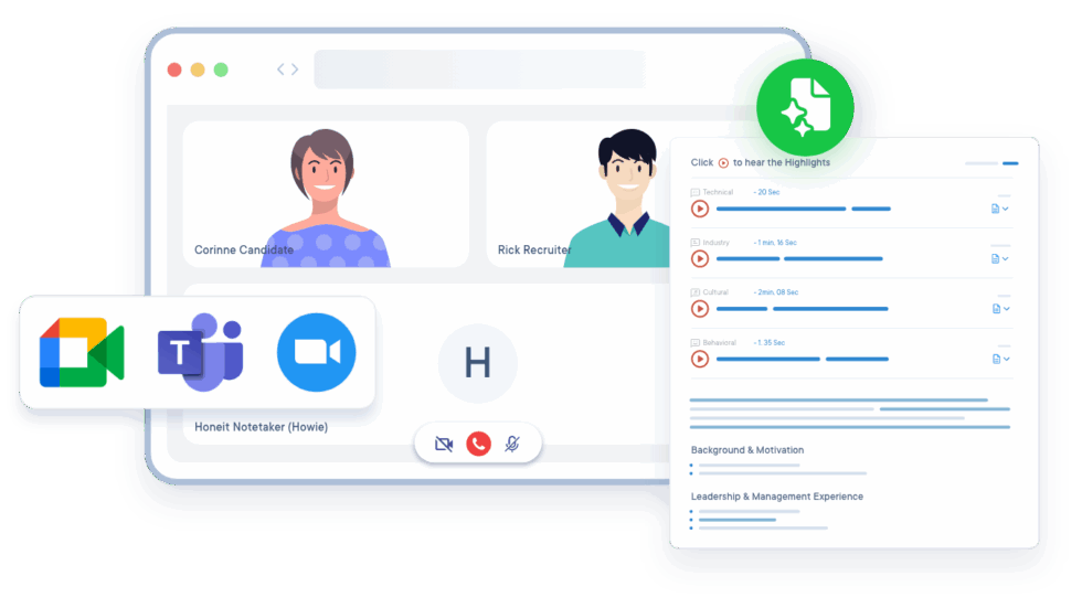 Honeit AI Notetaker for Zoom, Teams & Google Meet